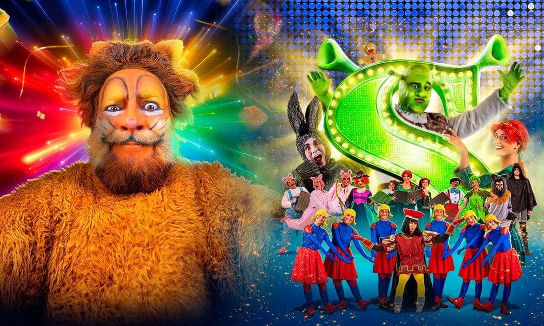 Yellow Star Company Teatro Infantil garfield + shrek cartaz - Estrelas ...