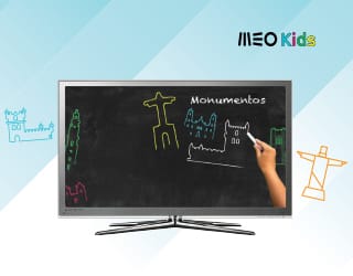 MONUMENTOS NACIONAIS NO MEO KIDS - Estrelas & Ouriços